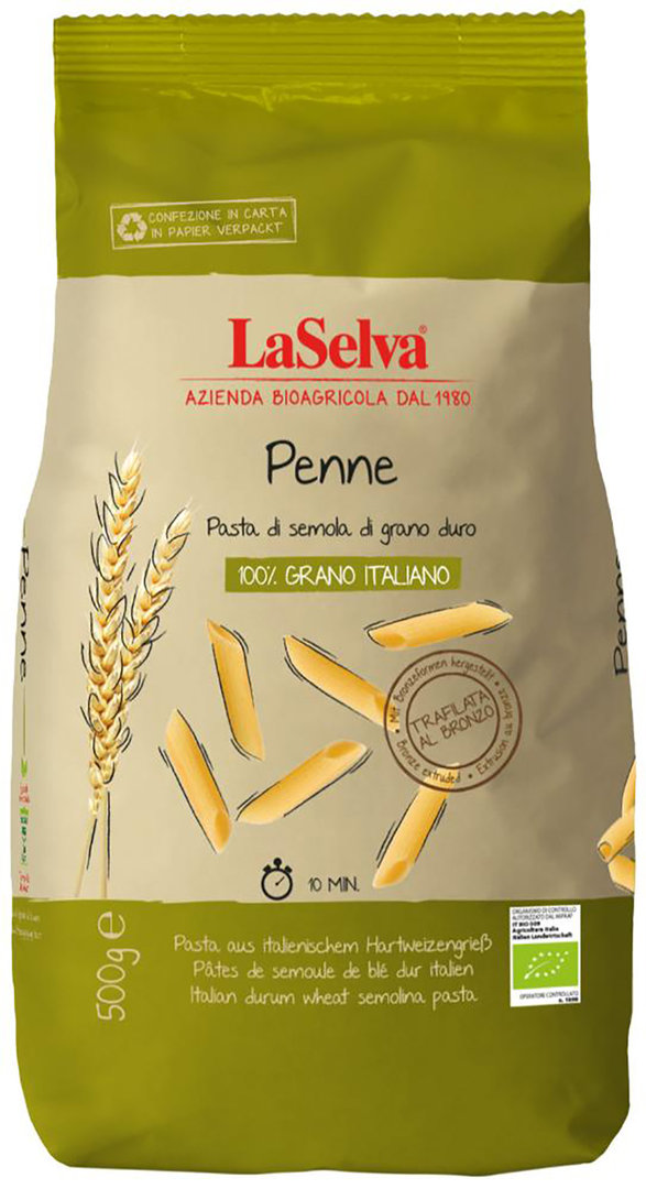 Penne Bio Premium Pasta La Selva - PRObioWEIN