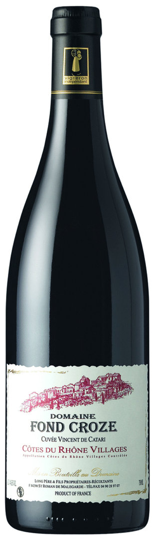 Côtes du Rhône Villages 2017 Fond Croze Bio