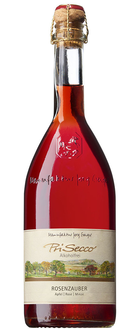 Rosenzauber PriSecco alkoholfrei Jörg Geiger Bio - PRObioWEIN