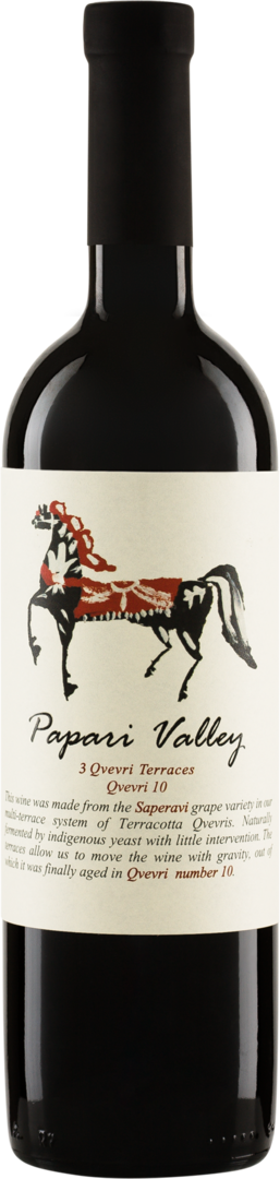 Saperavi 3 QVEVRI TERRACES 2022/2023 Papari Valley Biowein - PRObioWEIN