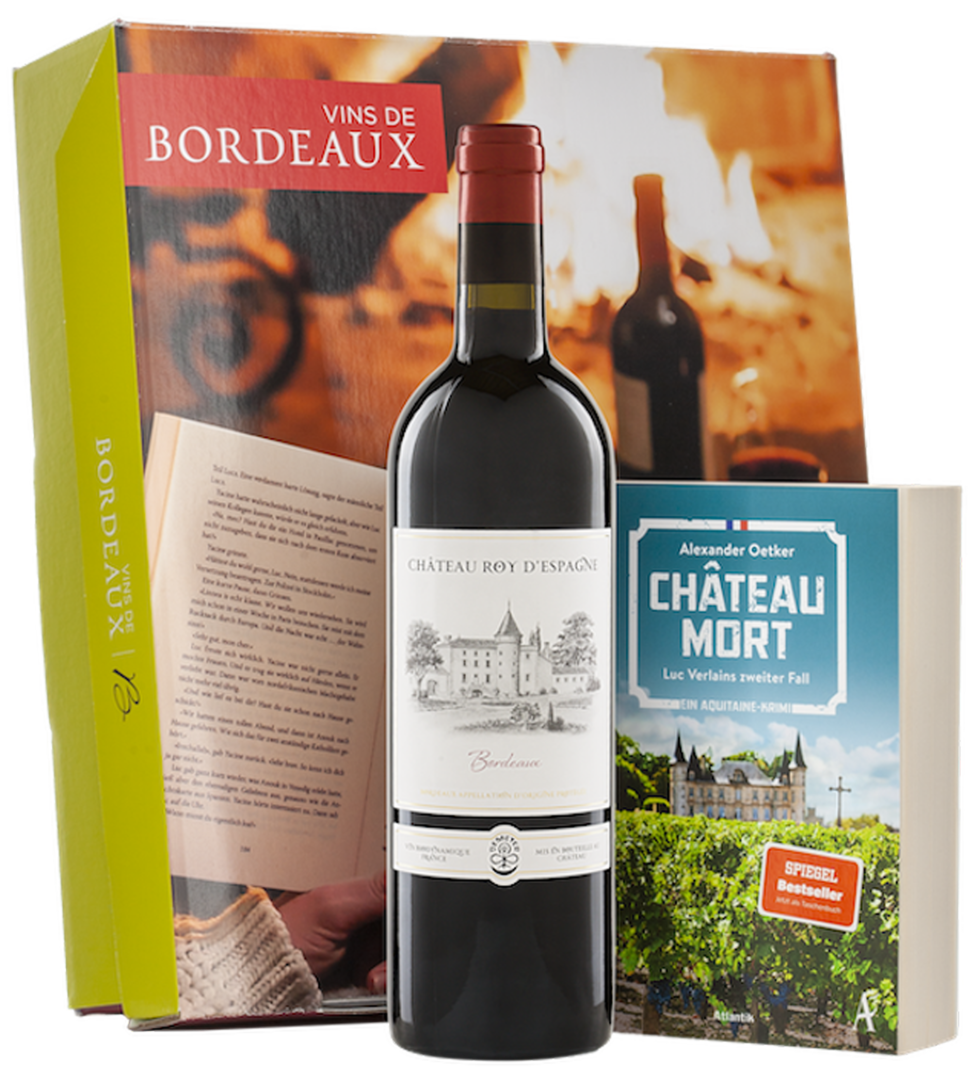 Buch und Wein Bordeaux Aktionspaket Château Roy d'Espagne - PRObioWEIN