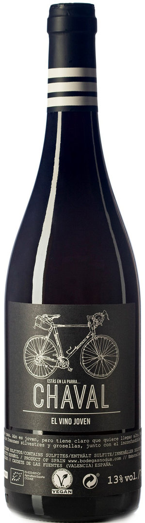 Chaval Bobal tinto DO Valencia 2023/2024 Nodus Biowein - PRObioWEIN